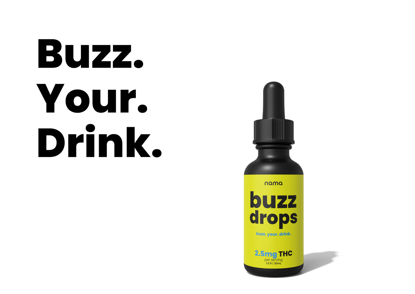 Buzz Drops THC Unflavored Drink Additive – Big D CBD