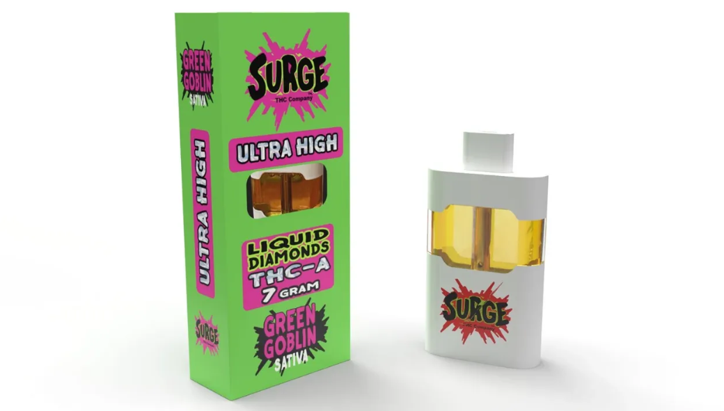 Surge Ultra High Liquid Diamonds 7 Gram THC-A Vape – Big D CBD