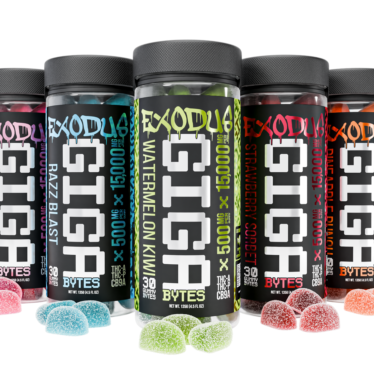 Exodus GIGABYTE Gummies | 15,000MG Jar – Big D CBD