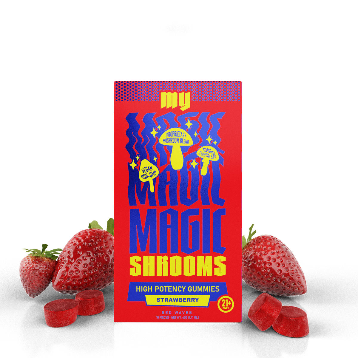 My Magic Shrooms 12,000mg Gummies (10 Pack) – Big D CBD