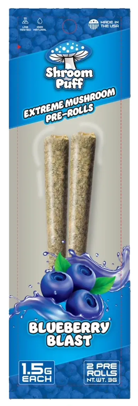 Shroom Puff Extreme Mushroom Pre-Rolls (2 Pack) – Big D CBD